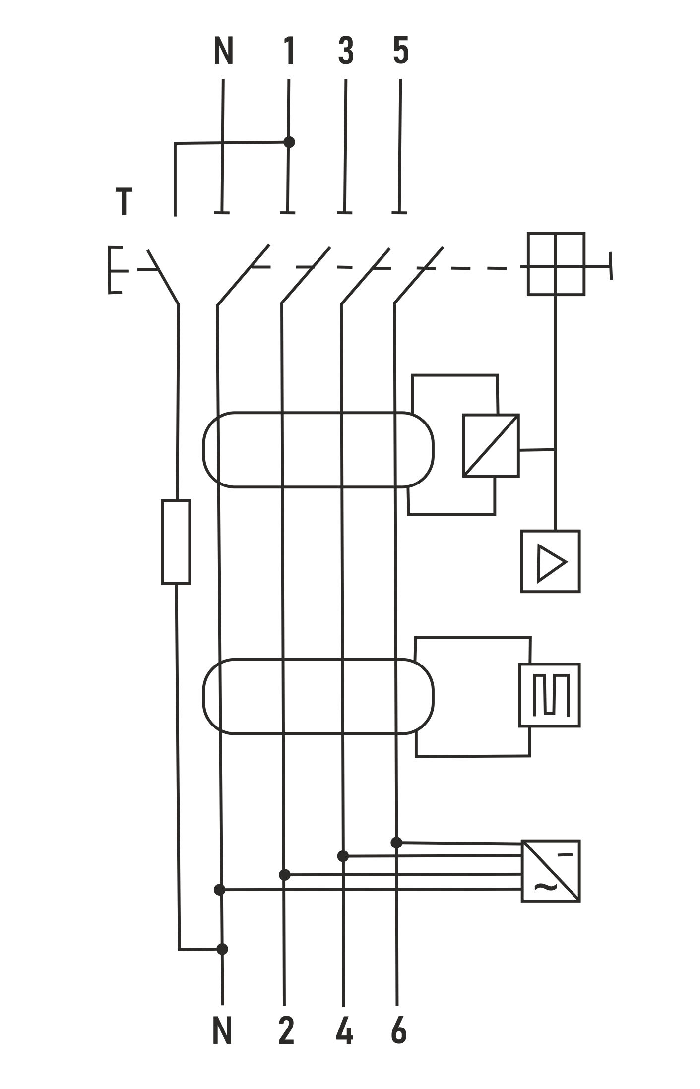Wallbox Fehlerstromschutzschalter FI Typ B E-Auto 63A 300mA ...